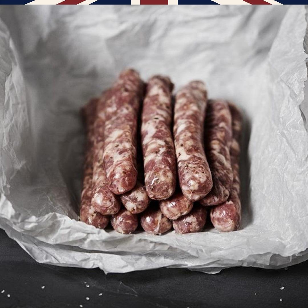 Classic English Chipolata Sausages - Parker's British Foods | Direct ...