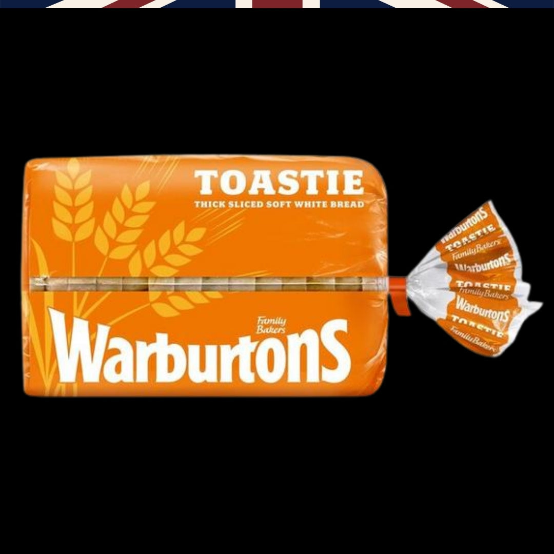 Warburton's Toastie White Sliced Bread - Parker's British Foods ...